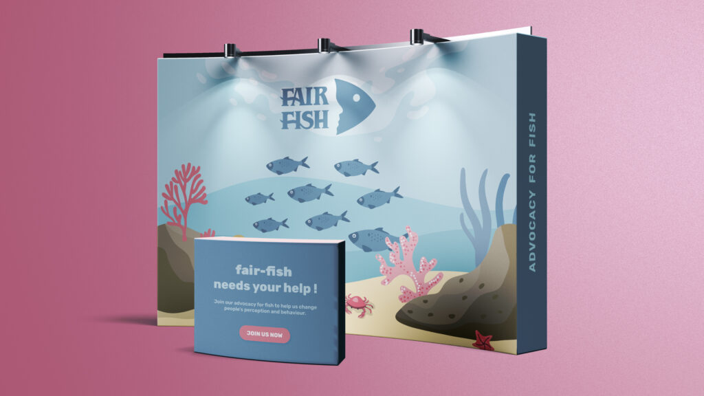Identité visuelle fair-fish, association internationale